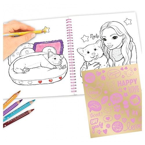 Top Model Omalovánky - Hayden a Lotti